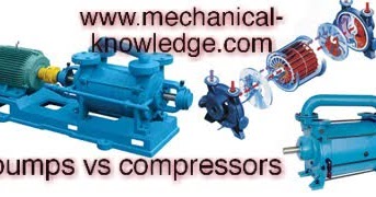 DIFFERENCE BETWEEN PUMPS AND COMPRESSORS