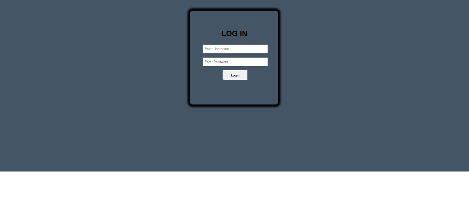 Simple Login Form In HTML and CSS