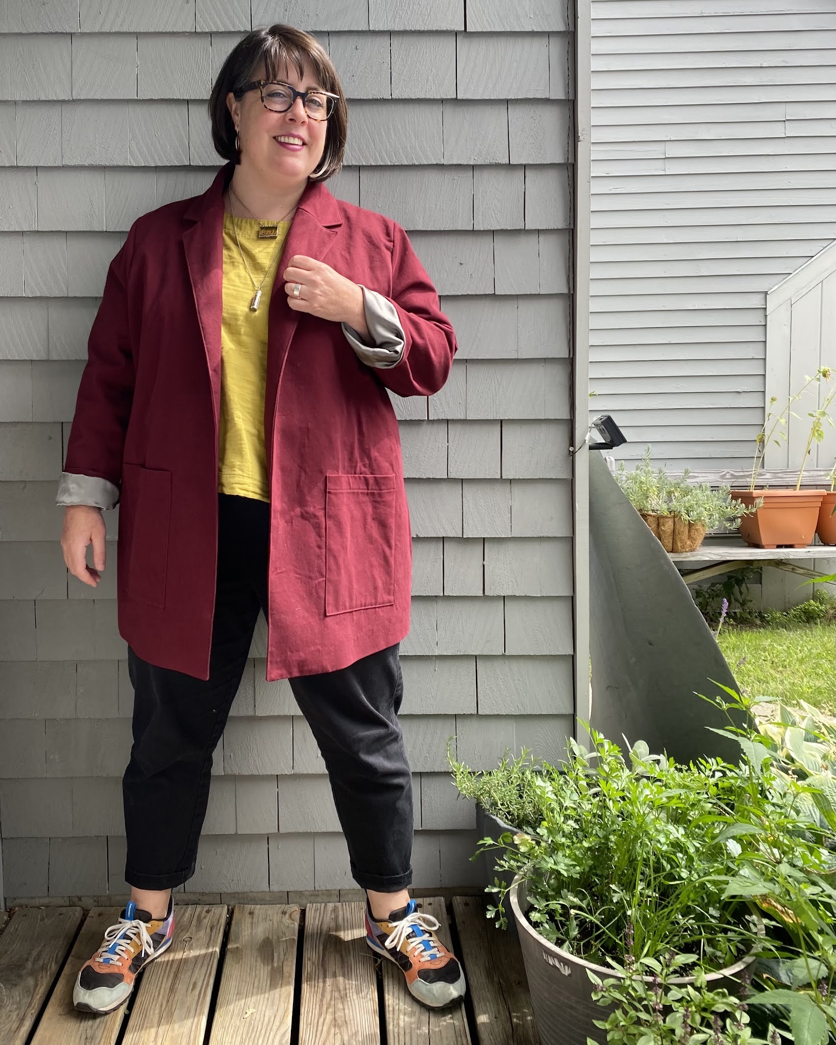 Cookin' & Craftin': Plummy Heather Blazer