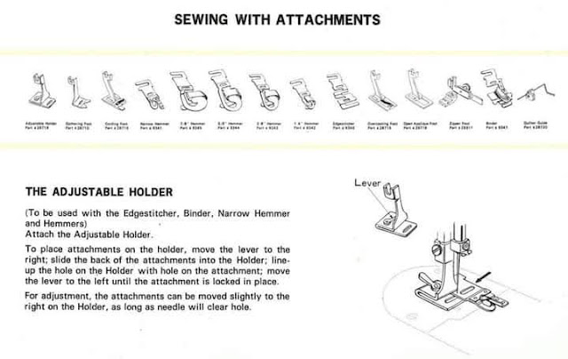 Kenmore Sewing Machine Feet and Adapters version 2
