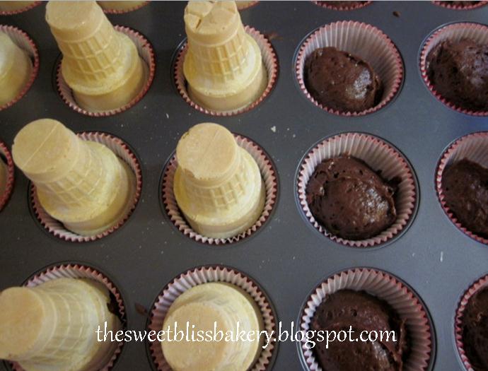 The Sweet Bliss Bakery: Olympic Torch Cupcakes