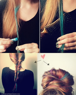 DIY: Hair Color Dyes To Chalk Up At Home! | the perfect line
