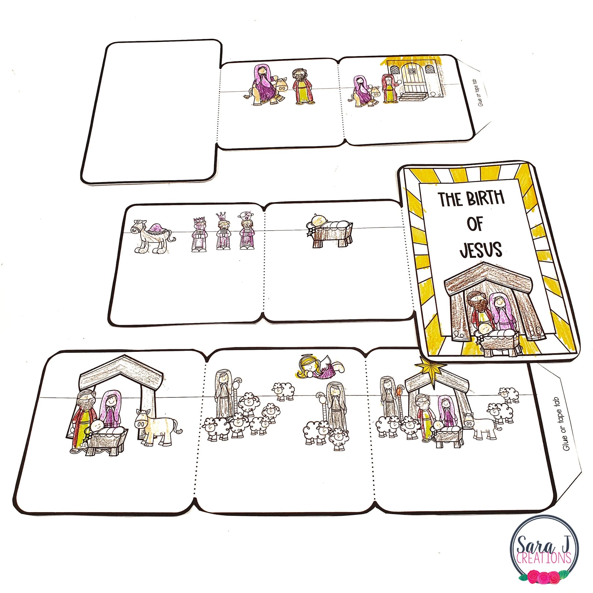 Advent Lapbooks for Catholic Kids | Sara J Creations