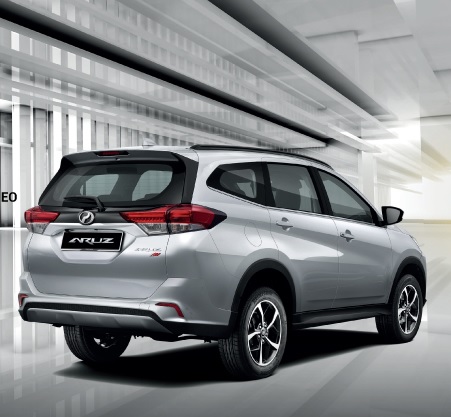 Perodua ARUZ Electric Blue Modified