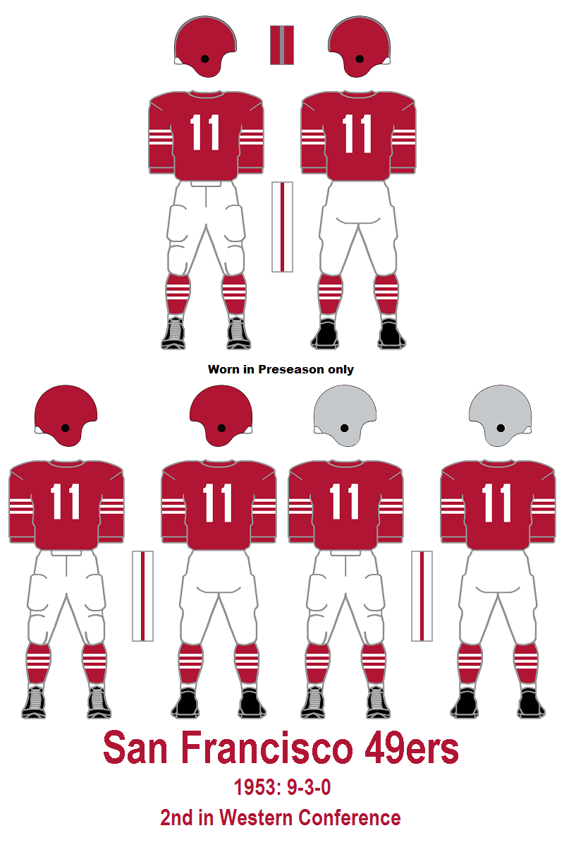 Bill's Update Blog: 1953 San Francisco 49ers