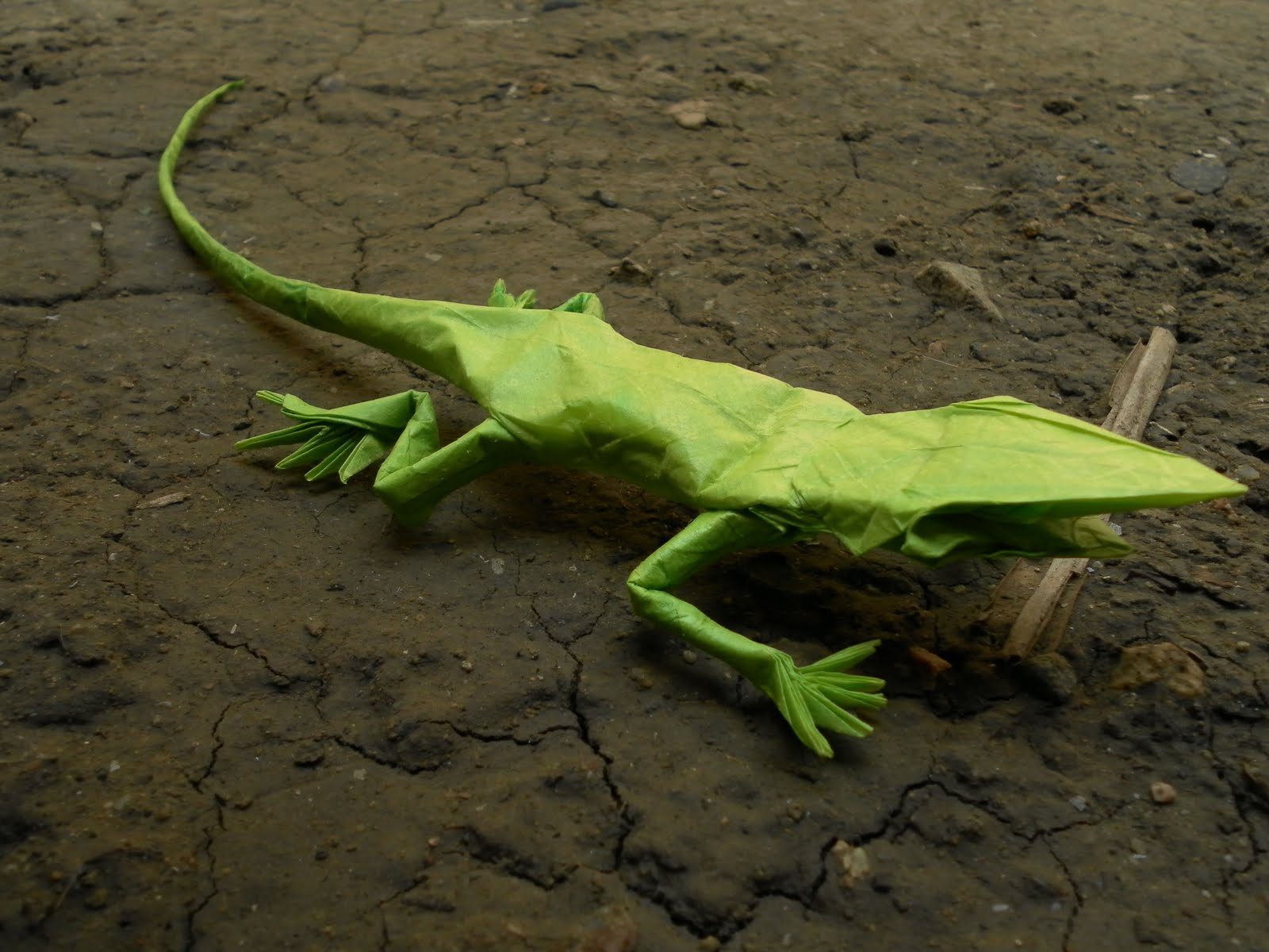 Mariano-Mi mundo el Origami: Lizard (versión 2)