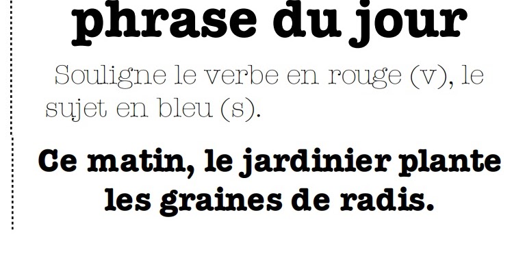 Ce1BLFH: Phrase du jour lundi