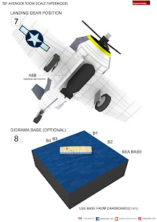 paperhobby: GRUMMAN TBF AVENGER TOON SCALE PAPERMODEL