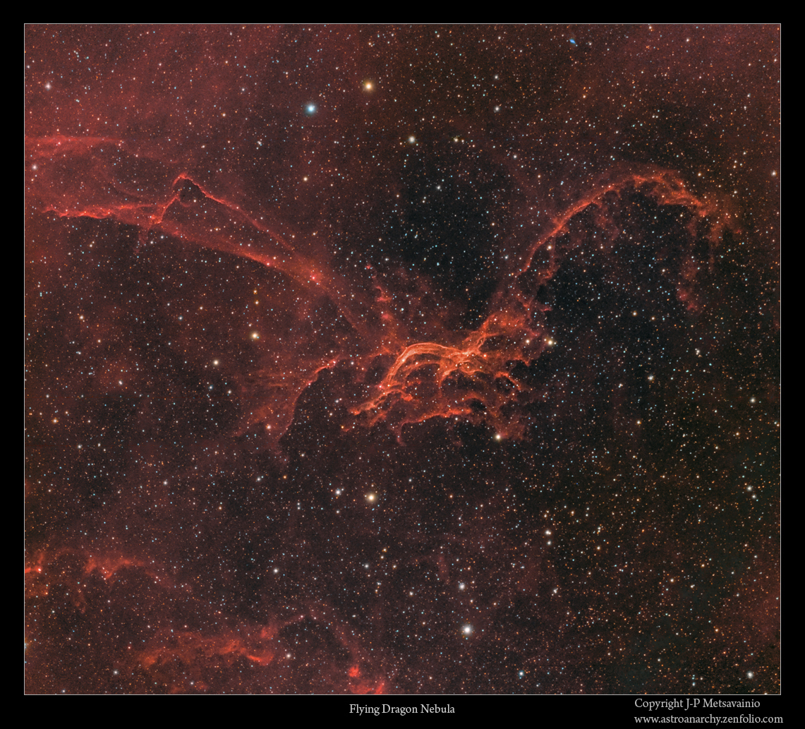 Astro Anarchy: Sharpless 114, Sh2-114, the Flying Dragon Nebula
