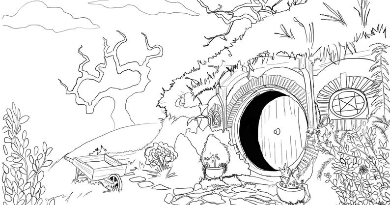 The Hobbit Coloring Pages 2 ~ Coloring Pages