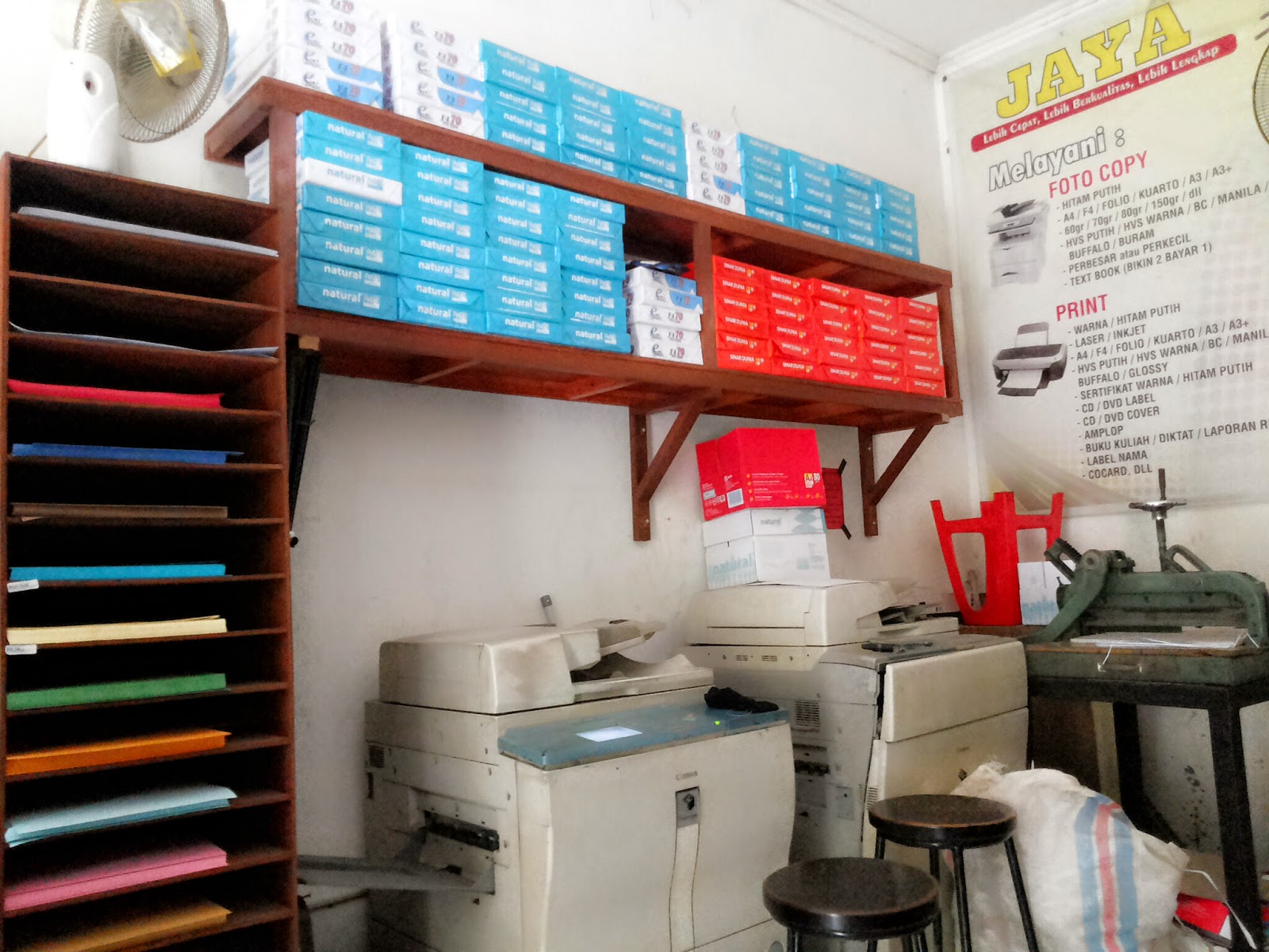 JAYA PRINT: Fotocopy dan Jilid (Sepaket)