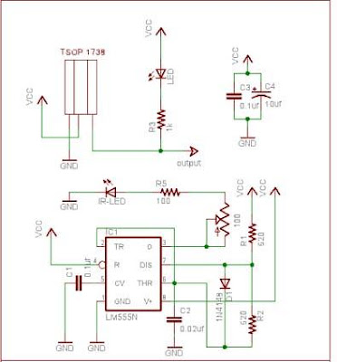 An Embedded system blog: Obstacle sensor with TSOP 1738