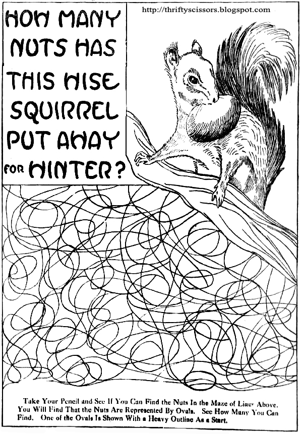 Find The Acorns | Thrifty Scissors