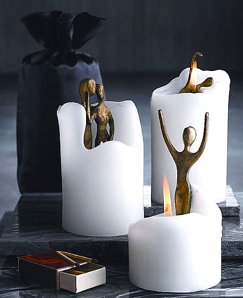 Art Now and Then: Candle Art