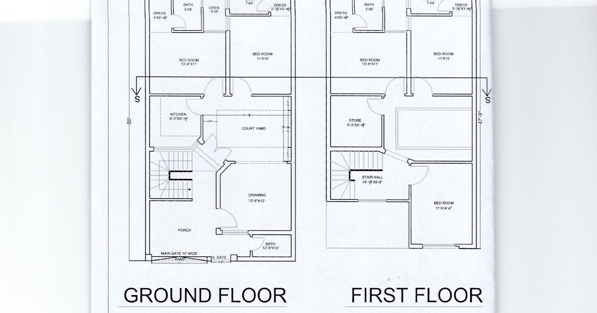 Residential Plot Dimensions 27x50