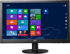 Monitorku: AOC MONITOR LED E1670SW 16"-Power USB