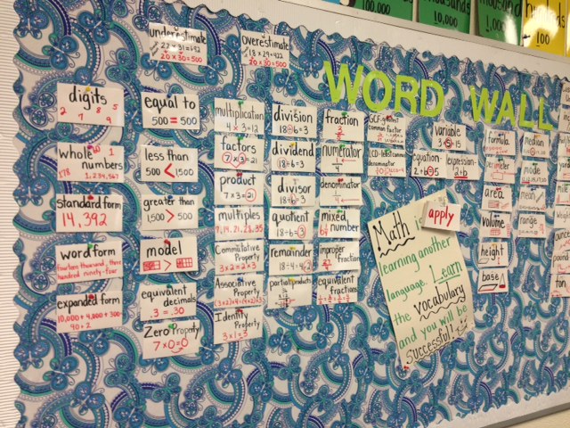 Mrs. Barrett's Classroom: Word Wall