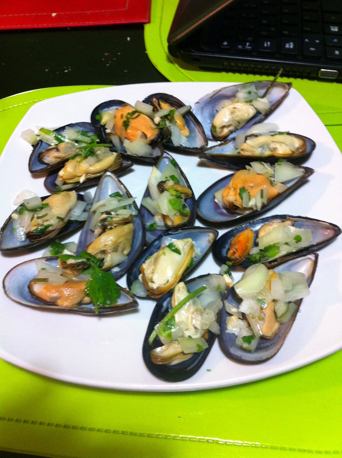 Mi Dieta: Choritos en Salsa Verde