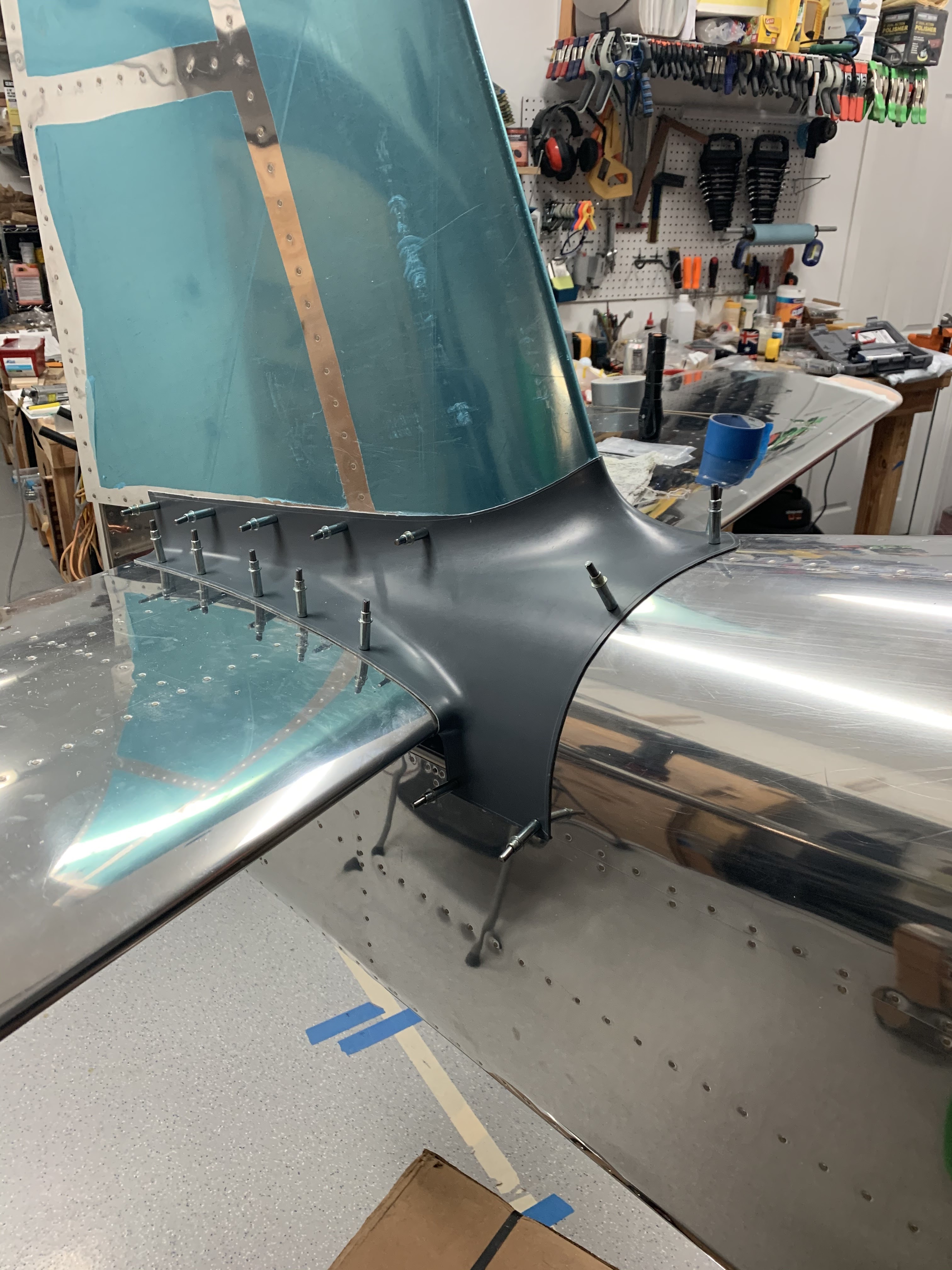 Joker's RV-14 Build Log: Fuselage to Empennage Fairing (Mar 2020)
