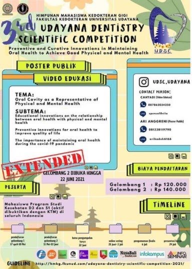 Lomba Poster dan Video Pendek Nasional 2021 di Universitas Udayana ...