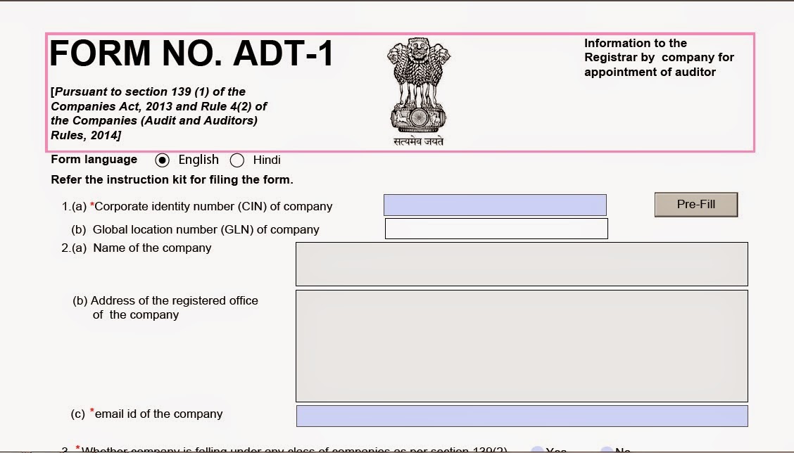 How to File Form ADT-1 (Auditor Appointment) with ROC - Tally Knowledge
