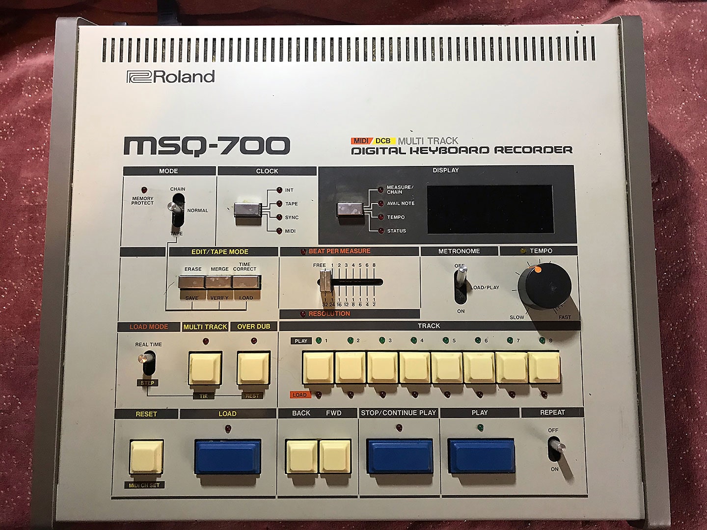MATRIXSYNTH: Roland MSQ-700 Multitrack Digital Keyboard Recorder ...