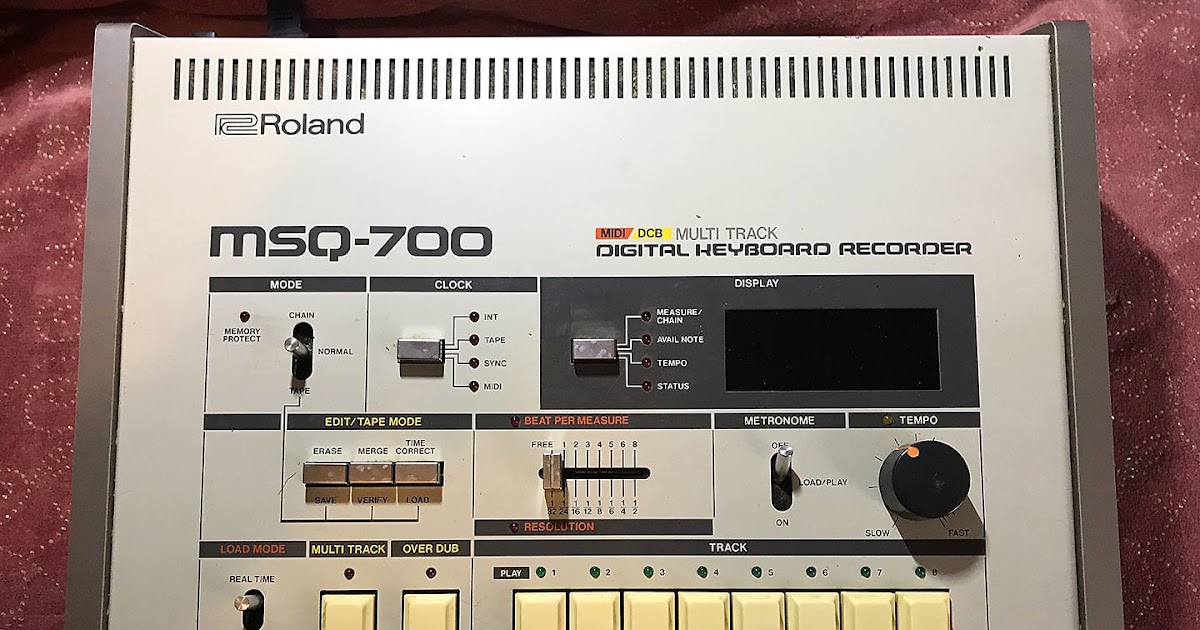 MATRIXSYNTH: Roland MSQ-700 Multitrack Digital Keyboard Recorder ...
