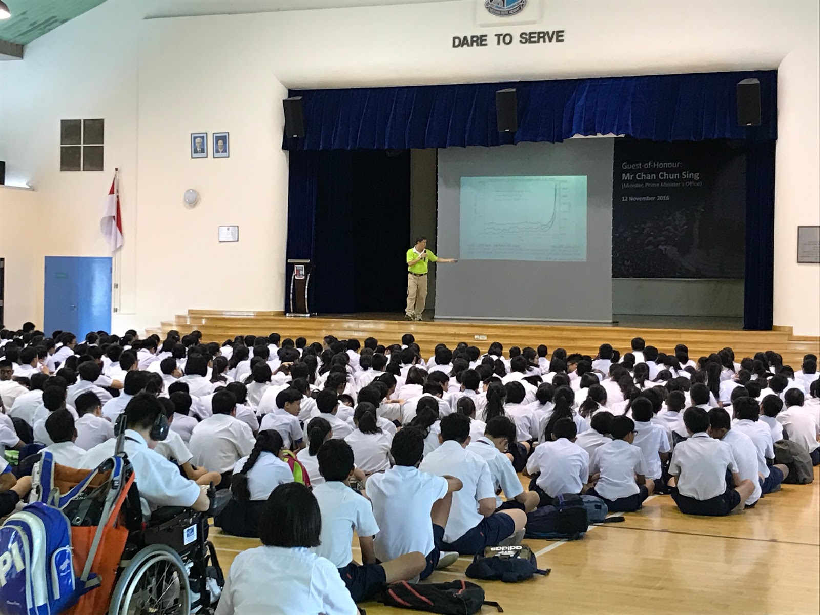 SOS Global warming: Assembly talk @ Queenstown, Whitley and Ngee Ann ...