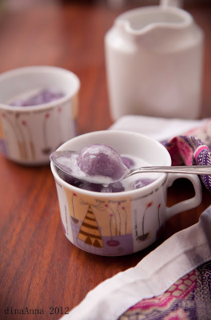 Homemade Heartmade: Bubur candil ubi ungu