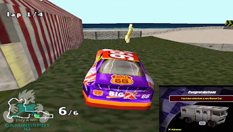 Password, Hint & Secret NASCAR RUMBLE PS1 Lengkap | Gamingspot Indonesia