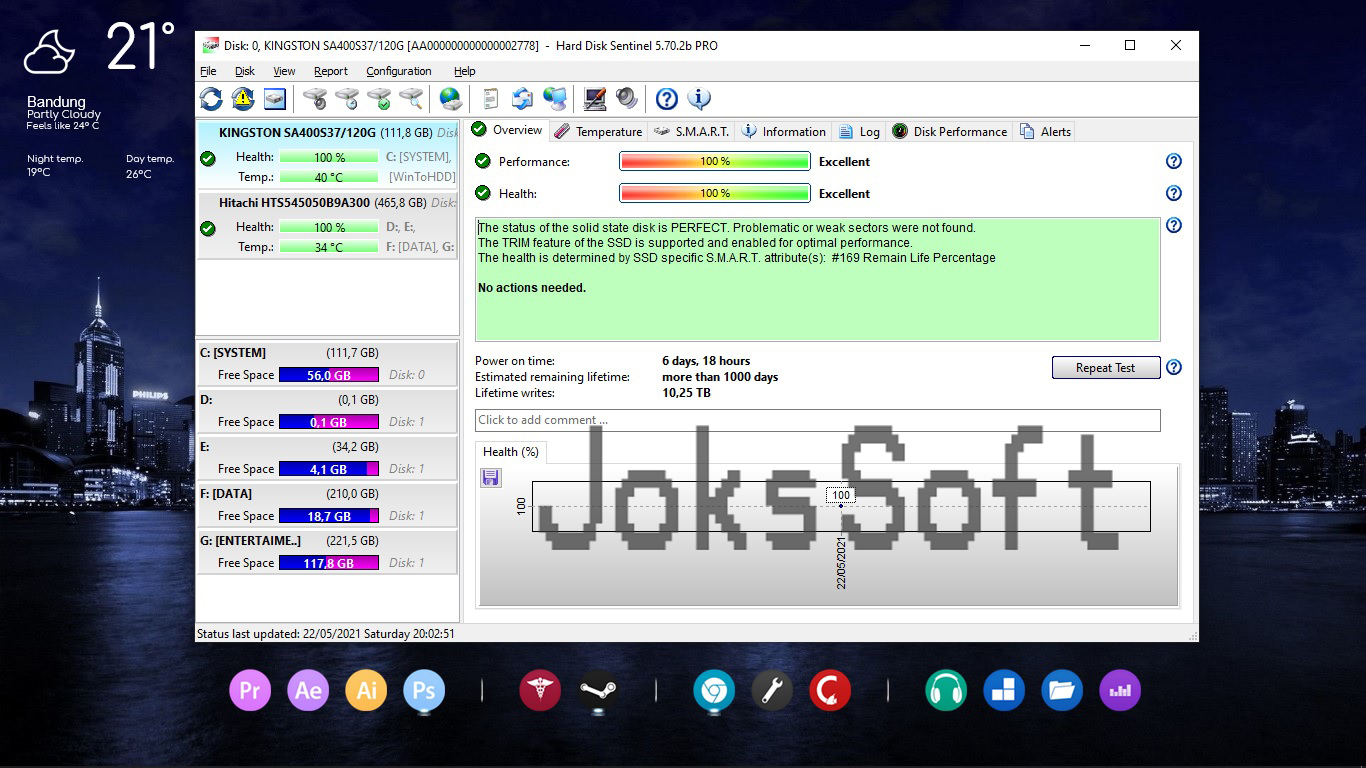 Fitur Harddisk Sentinel Terbaru