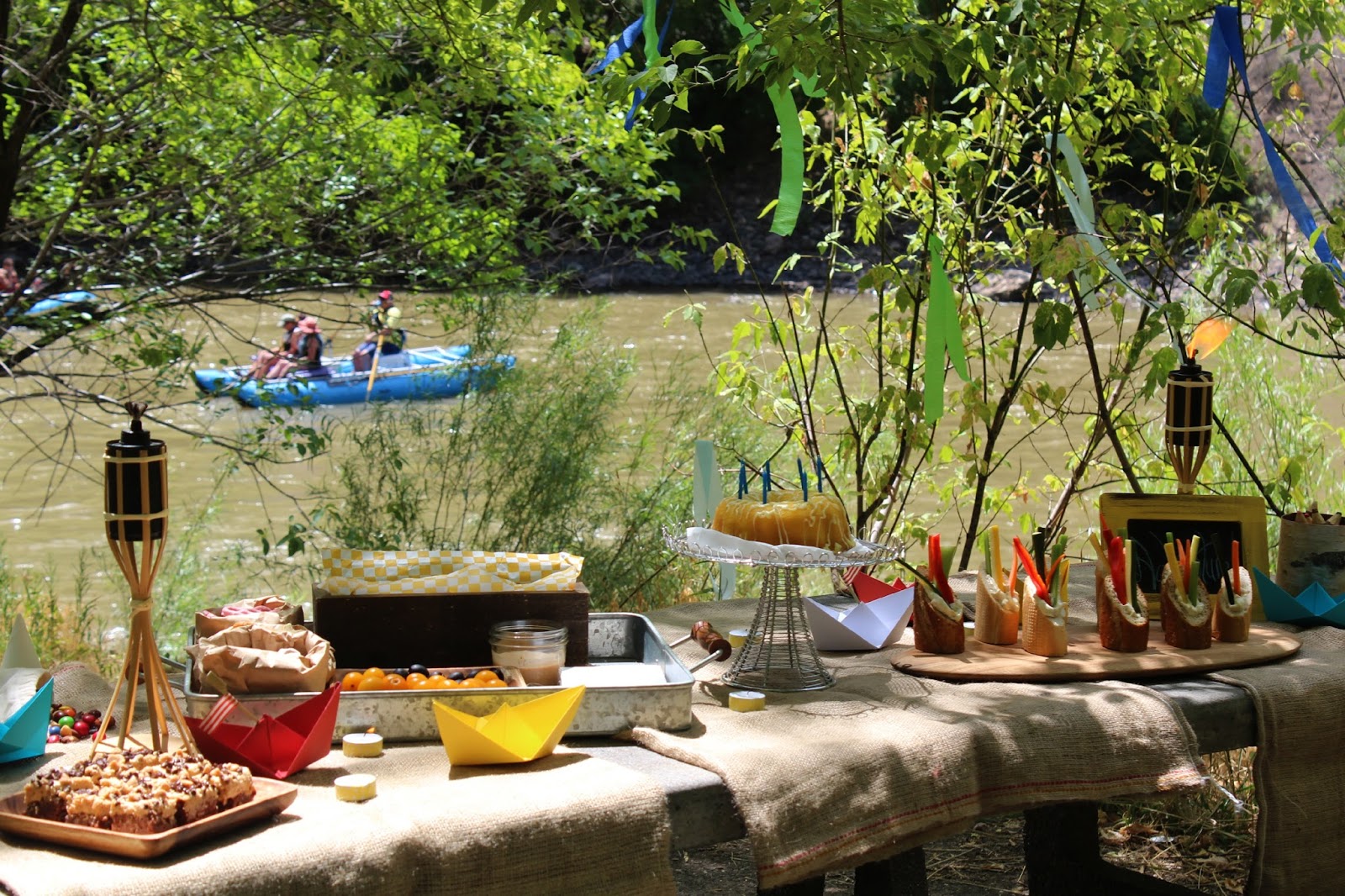 Moore Minutes: Summertime RIVER RAFT Birthday Party and Whitewater ...