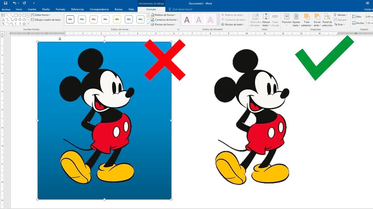 Como quitar el fondo de una imagen en Word (Recortar imágenes ... Como quitar el fondo de una imagen en Word (Recortar imágenes ...