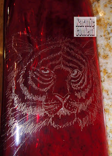Karmic Confetti: Tiger, Tiger Burning Bright...(Glass Fusing & Mica ...