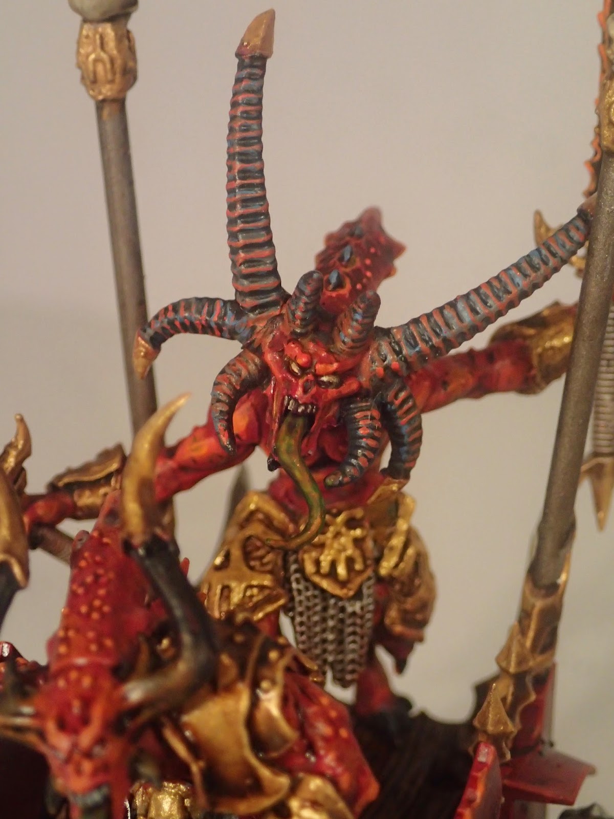 The Greater Army of Khorne: Converted Herald of Khorne riding a Chaos ...