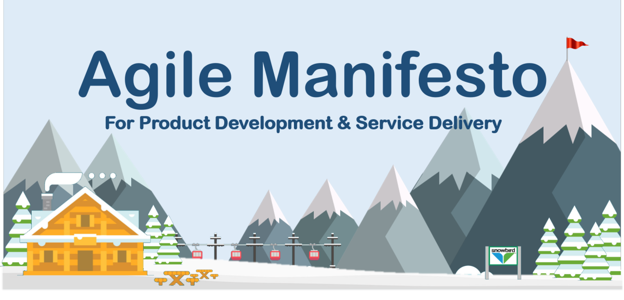 Manifesto for Agile Product Development and Service Delivery