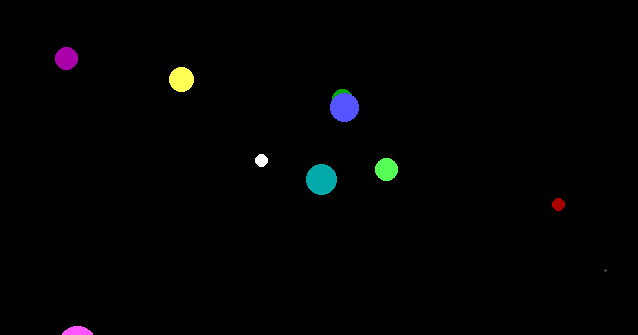 Random Bouncing Ball Animation