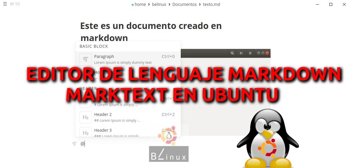 Ubuntu Linux: Como instalar Mark Text, un editor de lenguaje de marcado Markdown en Ubuntu