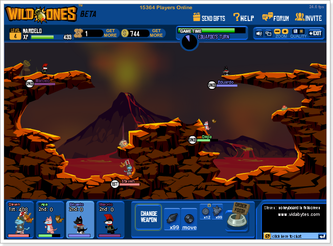 Wild Ones: Divertido juego online tipo Worms para Facebook - VidaBytes