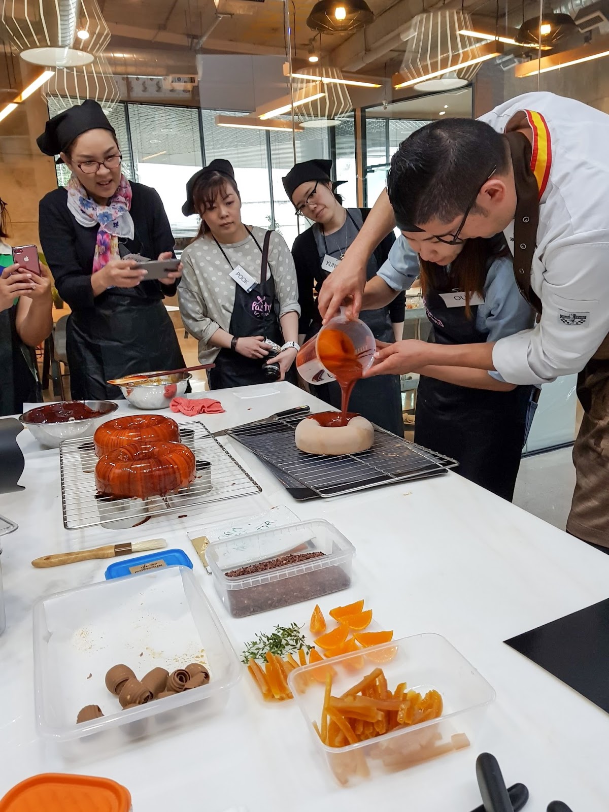 dailydelicious: Contemporary pastry class by Chef Hans Ovando at Pastry ...