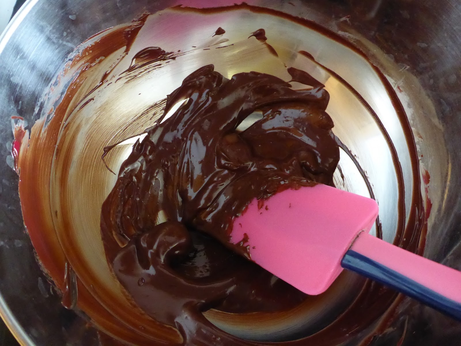 Chocolate tube dessert