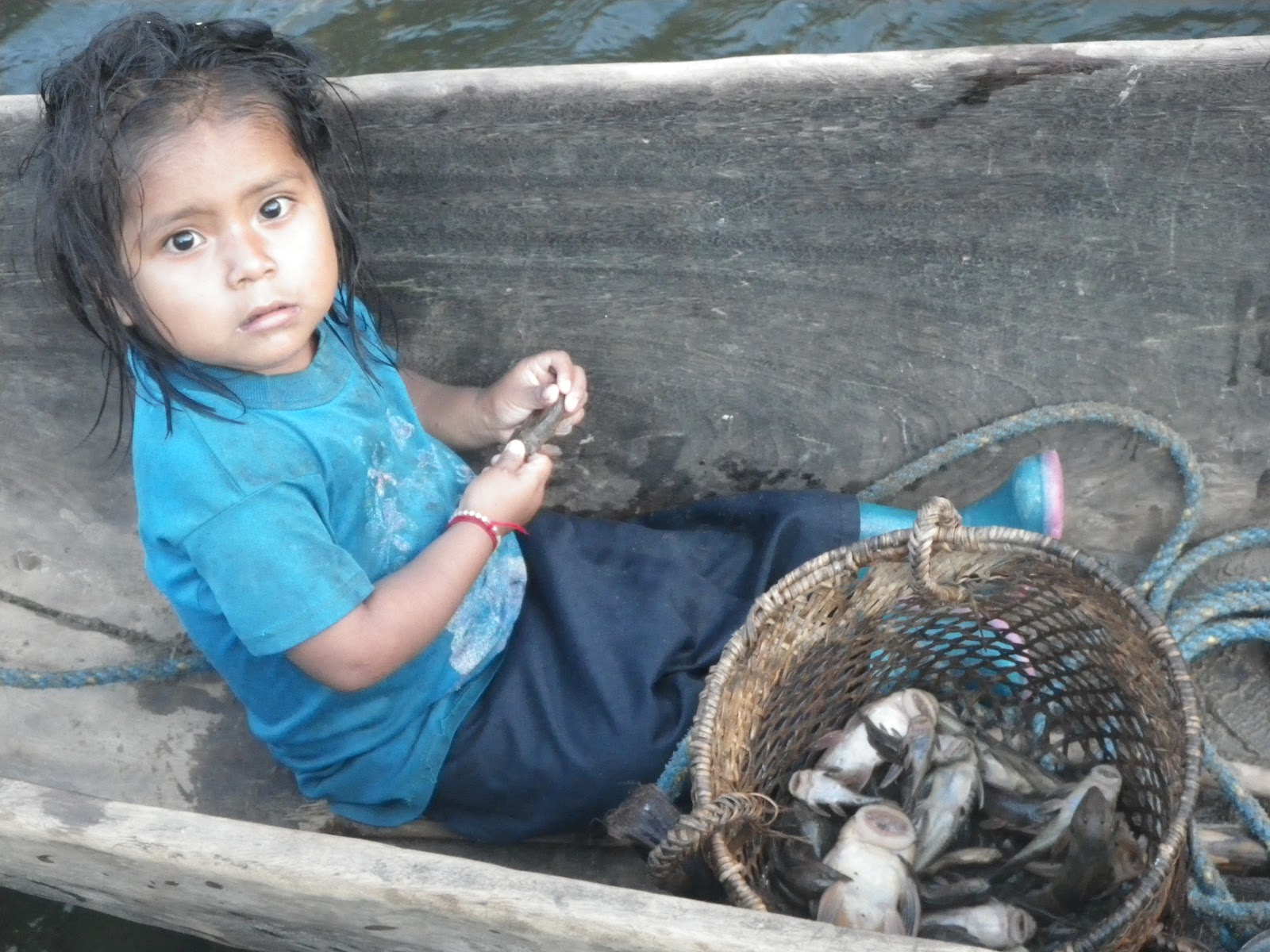 Allisons in Ecuador: Monkey Meat - You can have the hand!