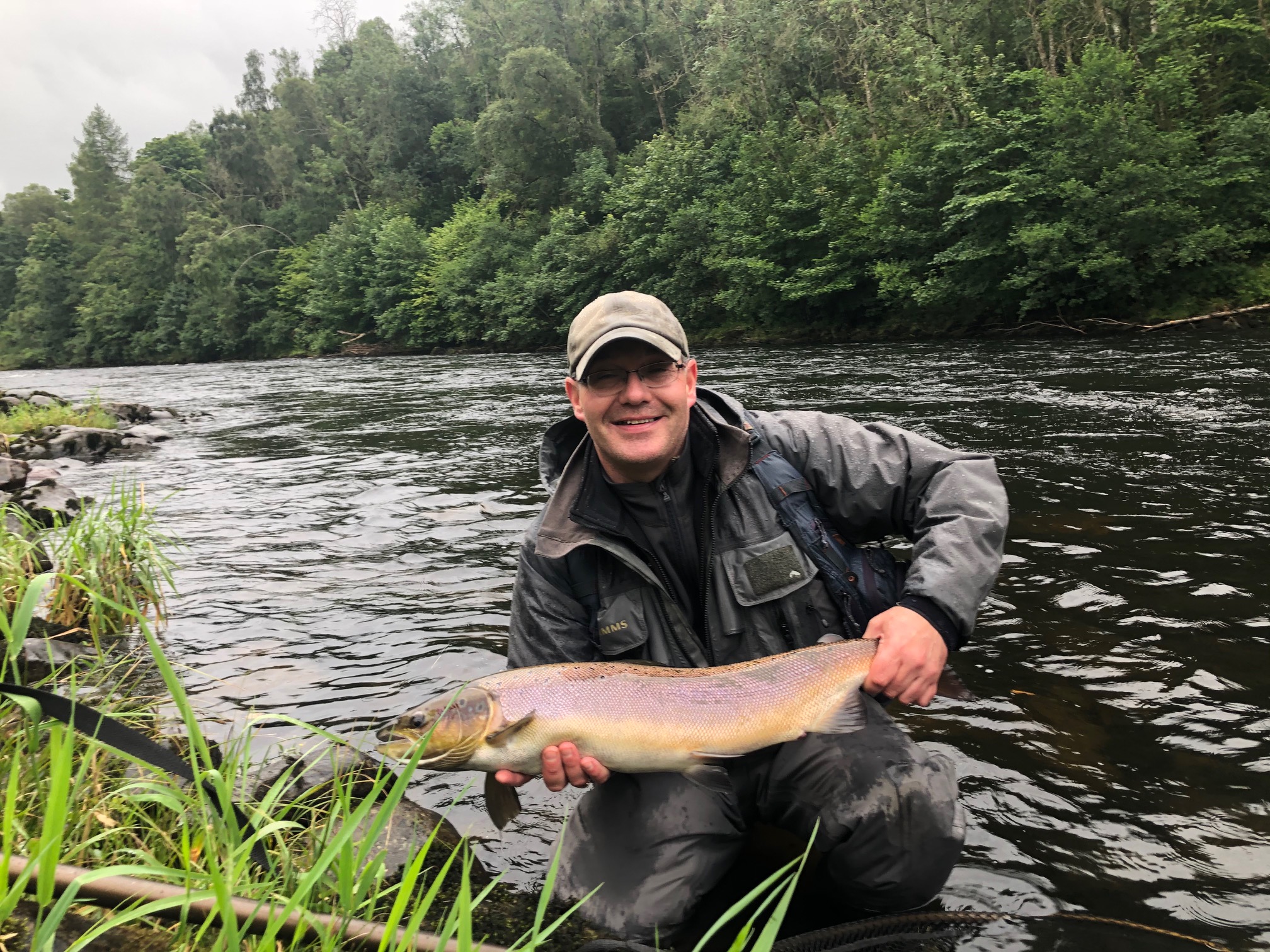 Gordon Pollock Salmon Fishing River Tay: Edradynate Beat River Tay