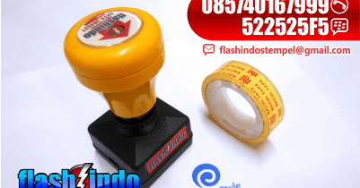 Cara order stempel logo laboratorium warna