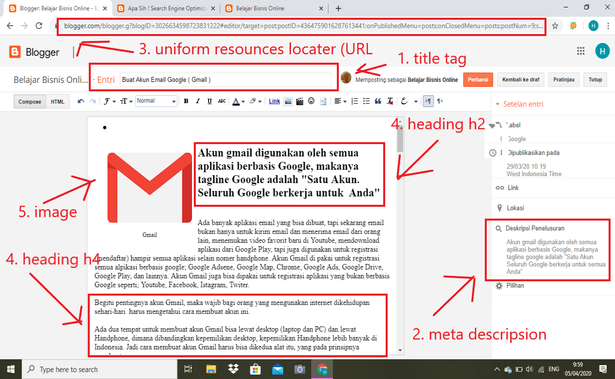 SEO on Page agar Website Terindeks di Mesin Pencari