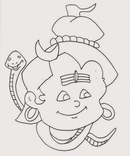 Navishta Sketch: Shiv Parivar, Shiv Family Navishta Sketch: Shiv Parivar, Shiv Family