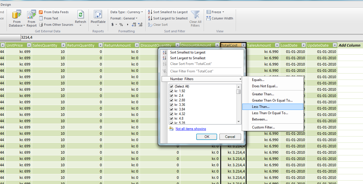 SQL, BI, and Information Management: A Simple Tutorial on PowerPivot (2)