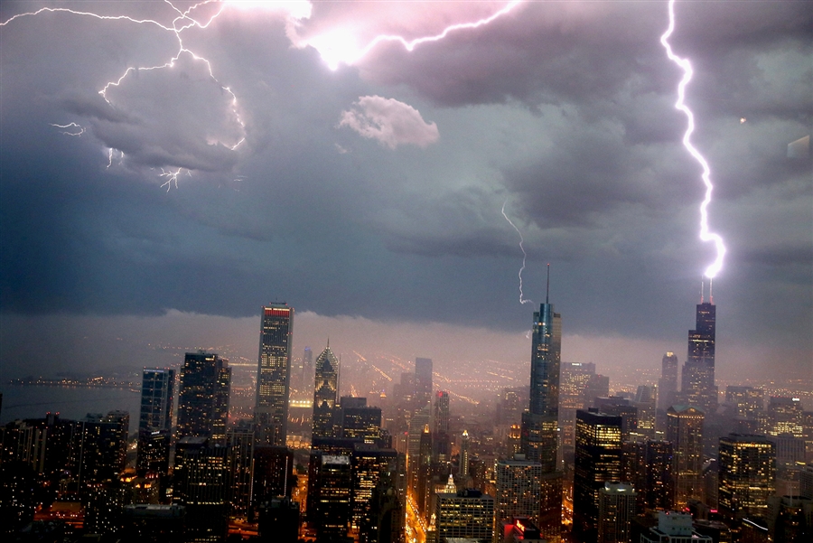 The start of Armageddon: 666 satan Tower Striking!