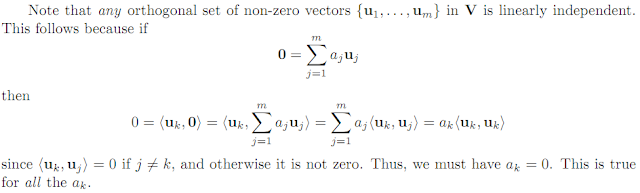 Linear Algebra: #18 Orthogonal Bases | Physics Reference