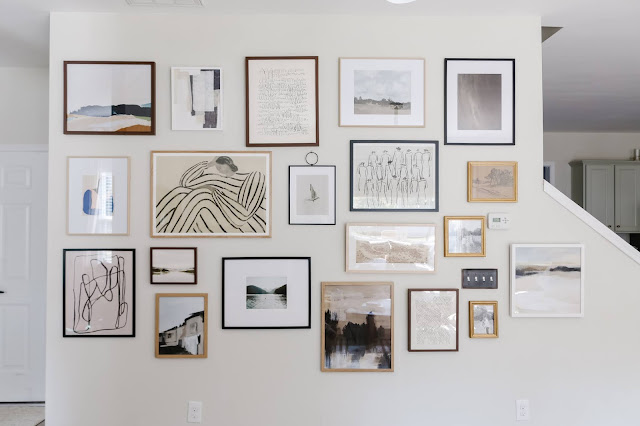 How To Create A Large Vintage Modern Gallery Wall - Pretty Real